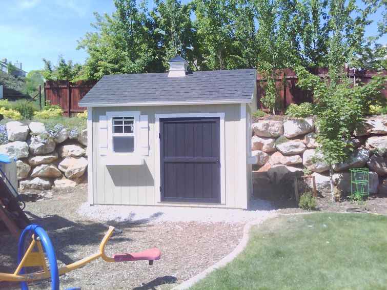 Three Tone Custom Shed – Wright's Shed Co.